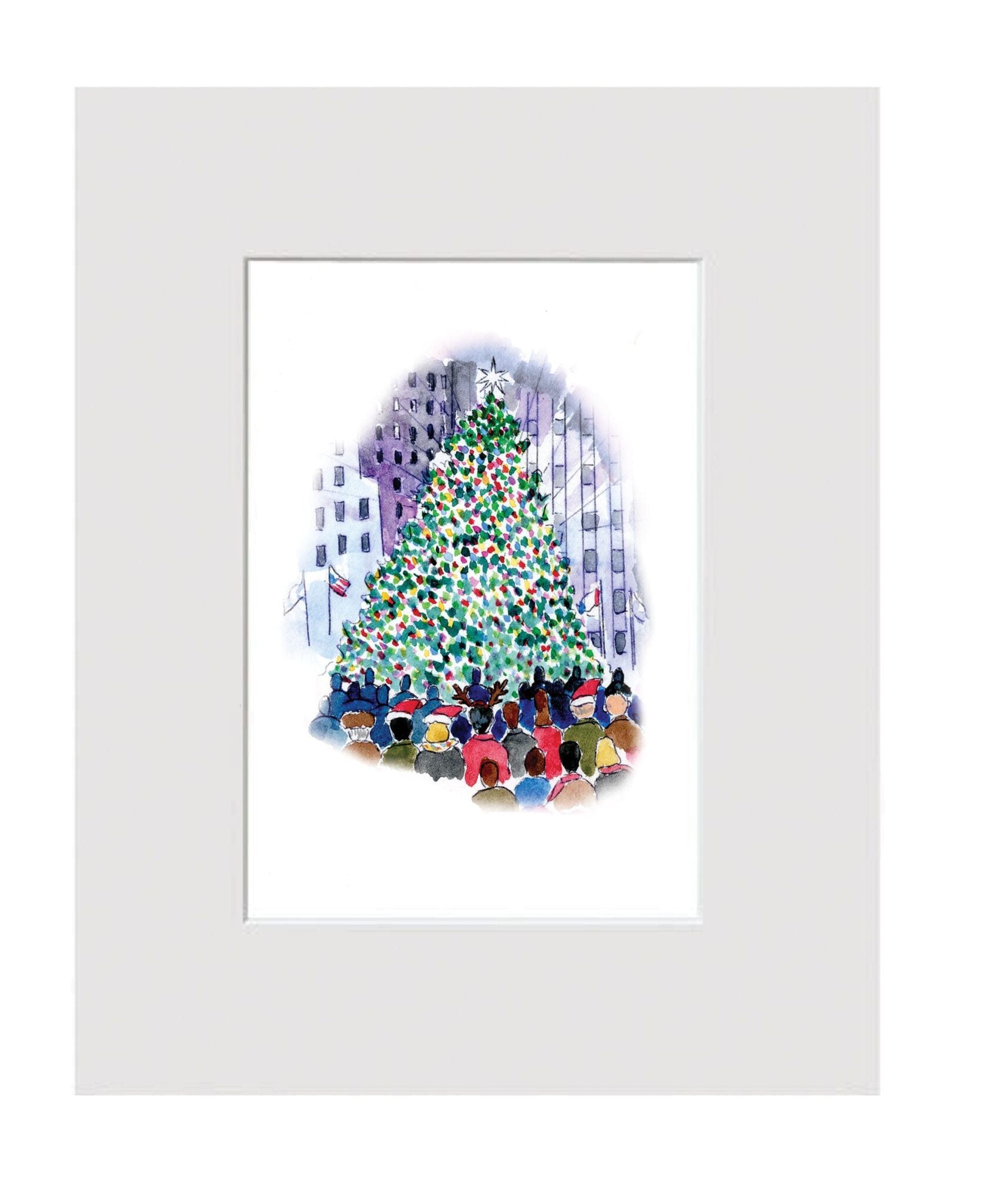 Angel Tree Print (Small) - Michael Storrings